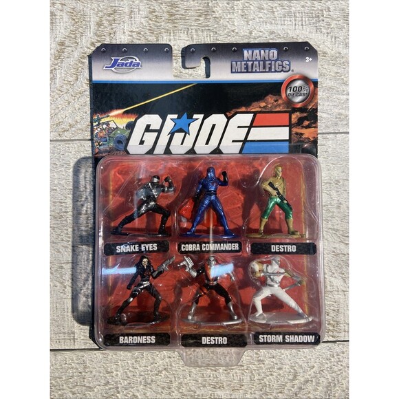 Jada | Toys | Gi Joe Nano Metalfigs New 220 Jada Hasbro 6 Die Cast ...